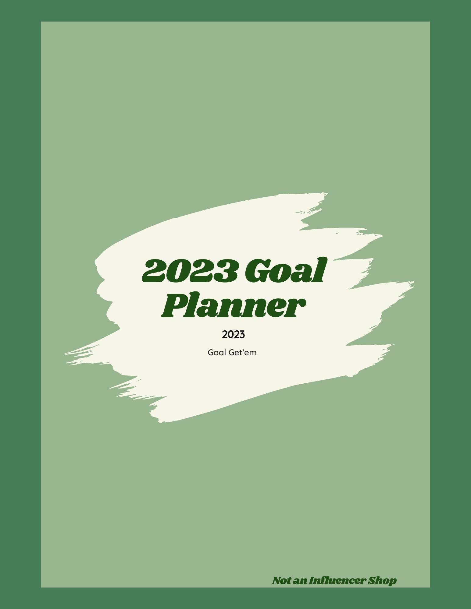 Aesthetic Goal Tracker and Planner 2023 - Etsy