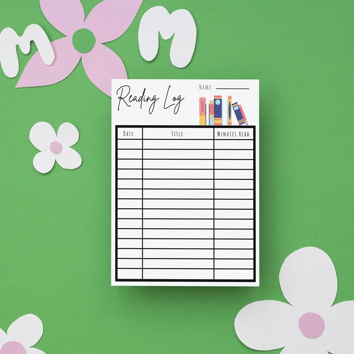Printable Reading Log, Student Book Log, Classroom Book Chart, Reading ...