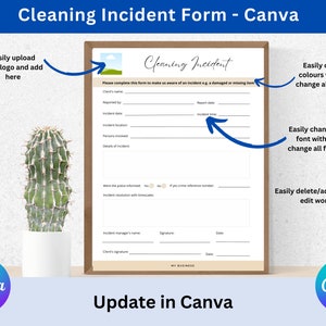 Cleaning Incident Form Template Cleaning Incident Report Example ...