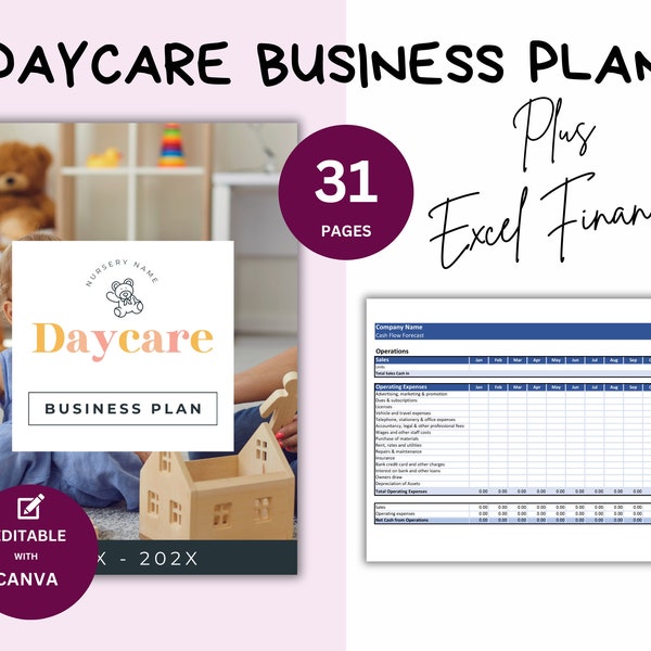 Business Plan for Day Care - Etsy