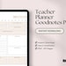Teacher Planner Goodnotes Undated Weekly, Monthly, Blank Lesson Planner ...