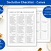 Minimalist Declutter My Home Checklist, Organize My House Checklist ...