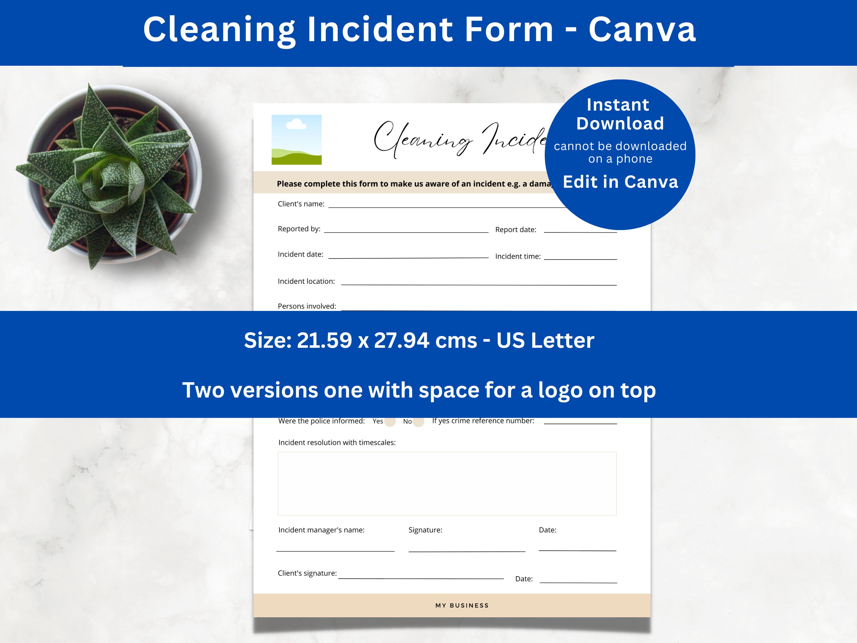 Cleaning Incident Form Template Cleaning Incident Report Example ...
