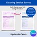 Cleaning Company Feedback Form Template: Client Survey (canva & PDF) - Etsy