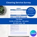 Cleaning Company Feedback Form Template: Client Survey (canva & PDF) - Etsy