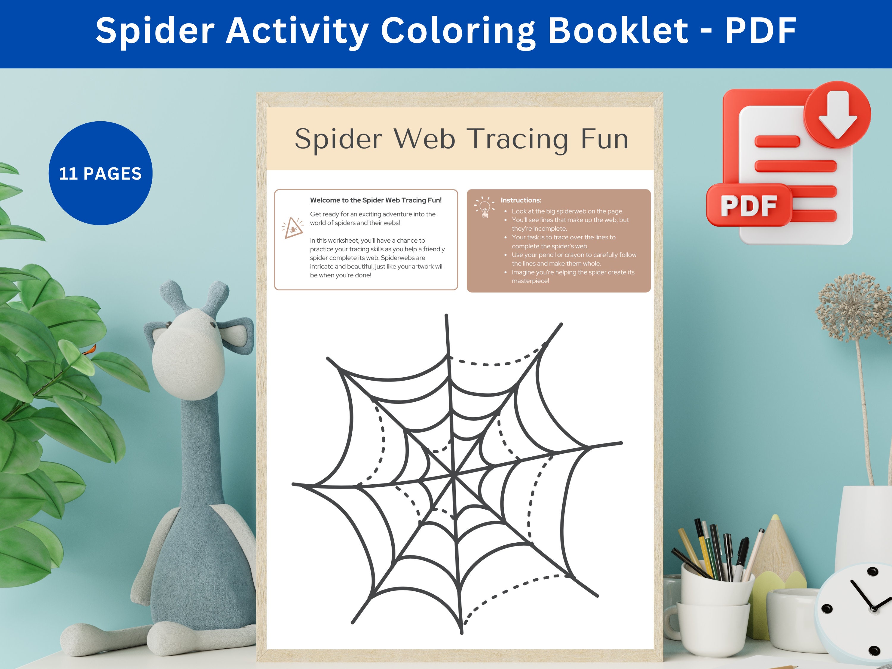 Spider Activity Sheets for Preschoolers to Keep Kids Busy Inside ...