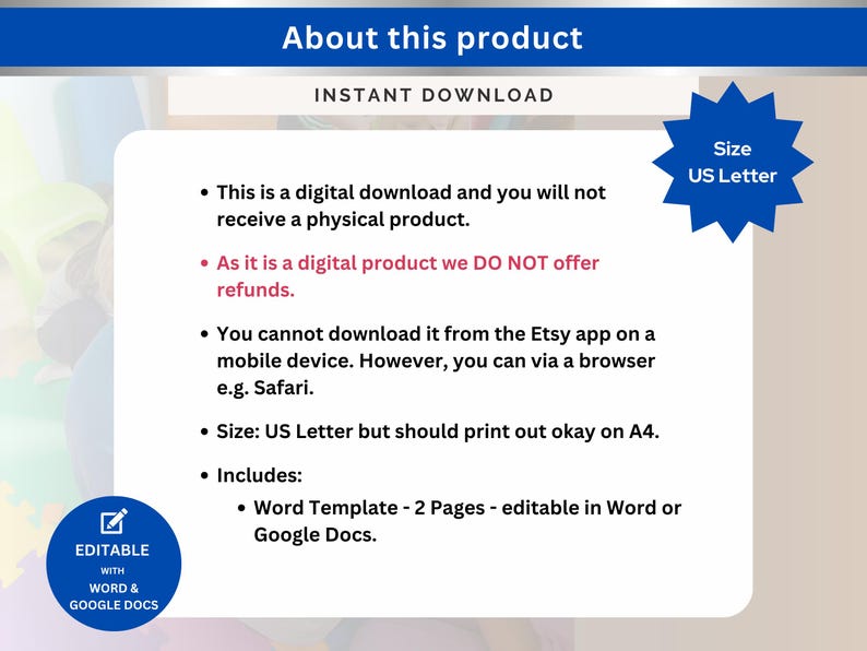 Daycare Consent Form for Data Collection & Usage, Child Information ...
