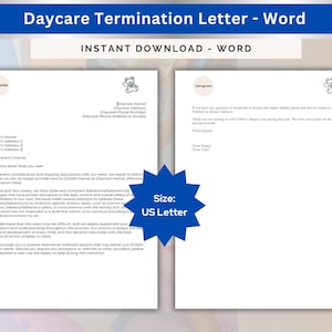 Daycare Termination Letter Template: Childcare Expulsion Notice ...