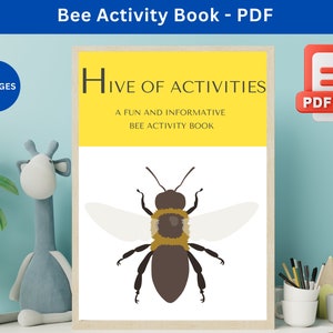 Bee Activities for Preschoolers to Learn About the Honey Bee Body Parts ...
