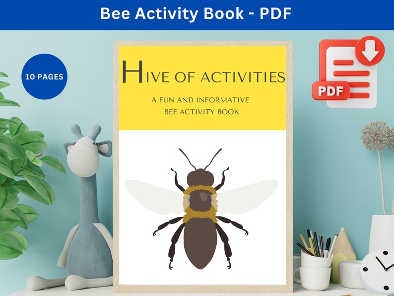 Bee Activities for Preschoolers to Learn About the Honey Bee Body Parts ...
