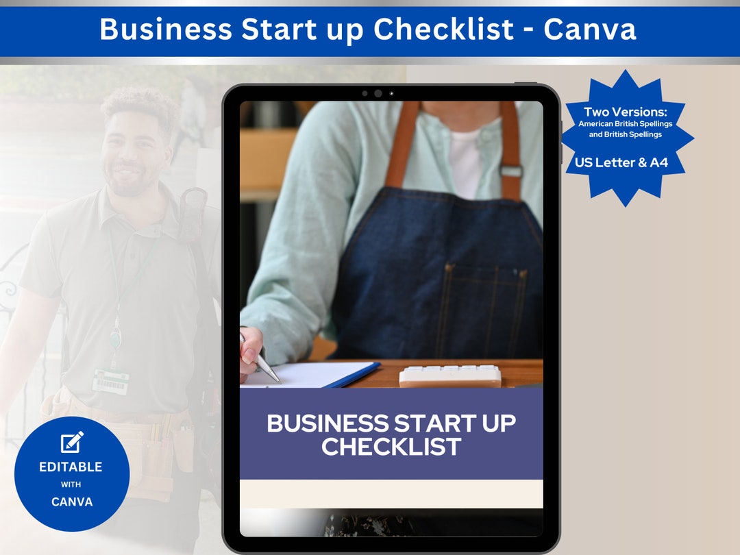 Printable Starting a Business Checklist Template Small New Business ...