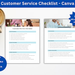 Customer Service Checklist for Quality Assurance and Customer Services ...