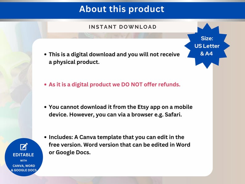 Daycare Social Media Release Form: Parental Consent (canva & Word) - Etsy