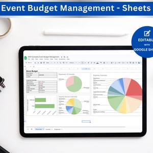 Event Budget Planner Google Sheets Plan Event Expenses & Income ...