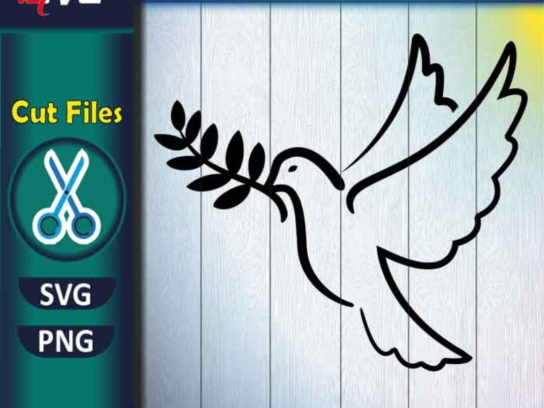 Dove Vector Dove Clipart Bird SVG Files for Silhouette Cameo - Etsy UK