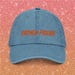 Navy Dad Hat – Embroidered Script, Rope Baseball Cap - Etsy