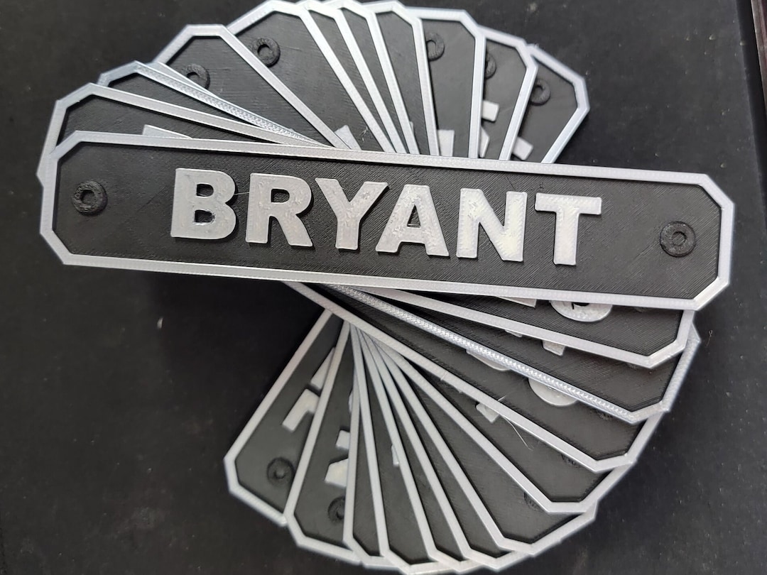 Customized Name Tag, Badge, Name Plate, Sign - Etsy