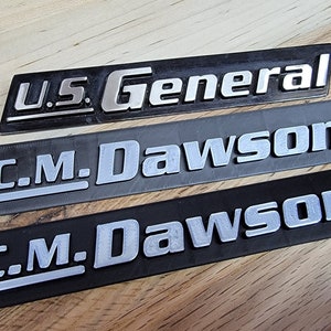 Customized Tool Box Badge Nametag - Etsy