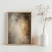 Earthy Abstract Painting Wall Art, Minimalist Art, Neutral Oil Painting ...