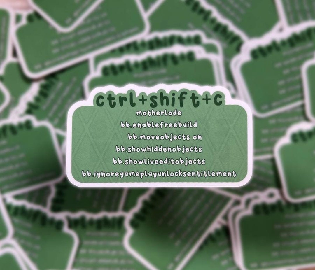 The Sims 4 Cheats Sticker - Etsy