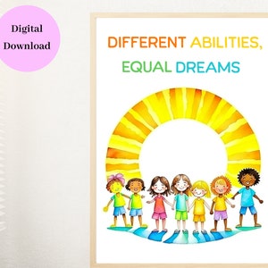 Inclusive Classroom Decor Special Education Poster Diversity - Etsy