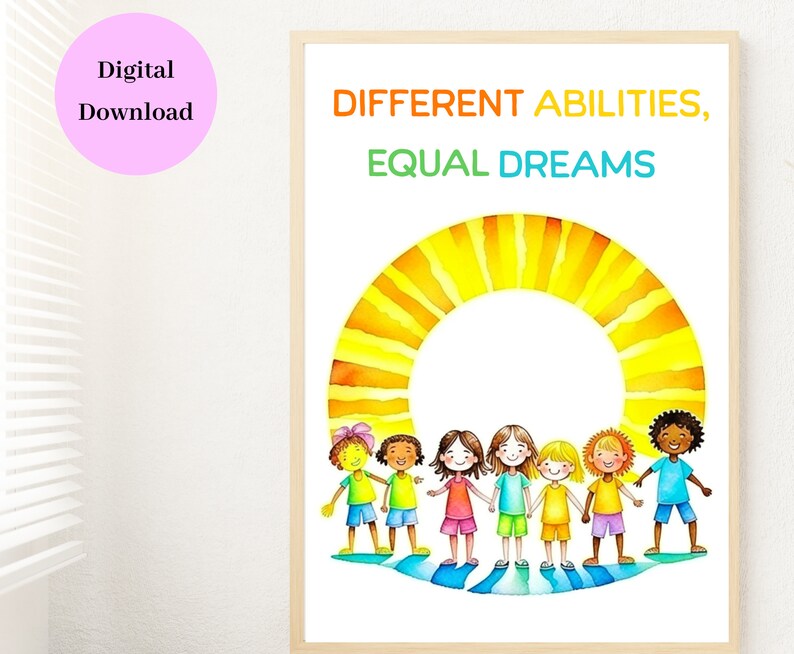 Inclusive Classroom Decor Special Education Poster Diversity - Etsy
