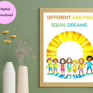 Inclusive Classroom Decor Special Education Poster Diversity - Etsy