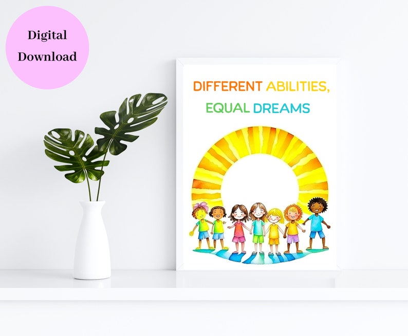 Inclusive Classroom Decor Special Education Poster Diversity - Etsy