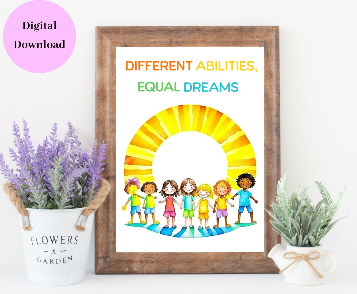 Inclusive Classroom Decor Special Education Poster Diversity - Etsy