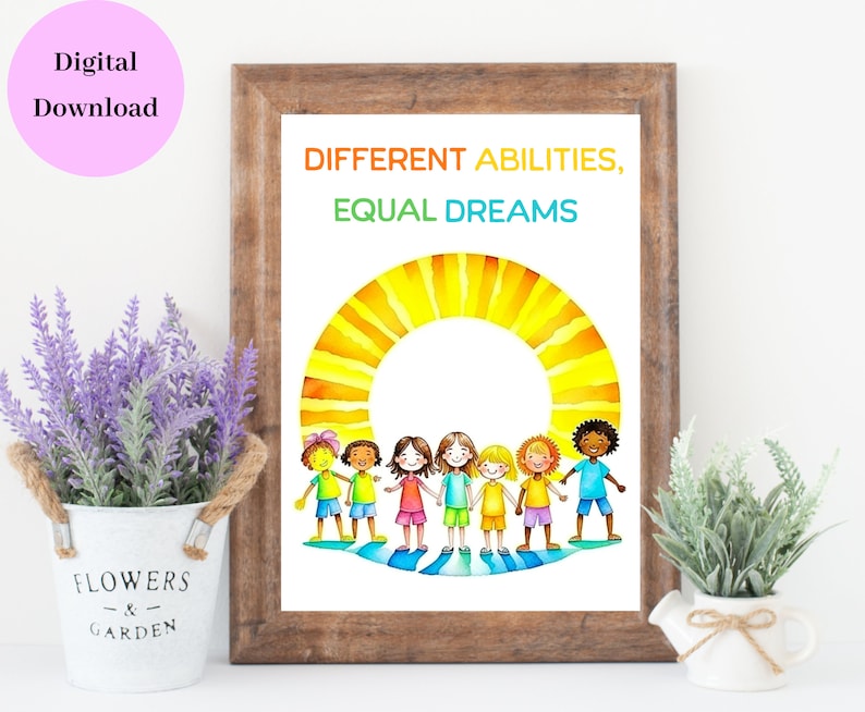 Inclusive Classroom Decor Special Education Poster Diversity - Etsy