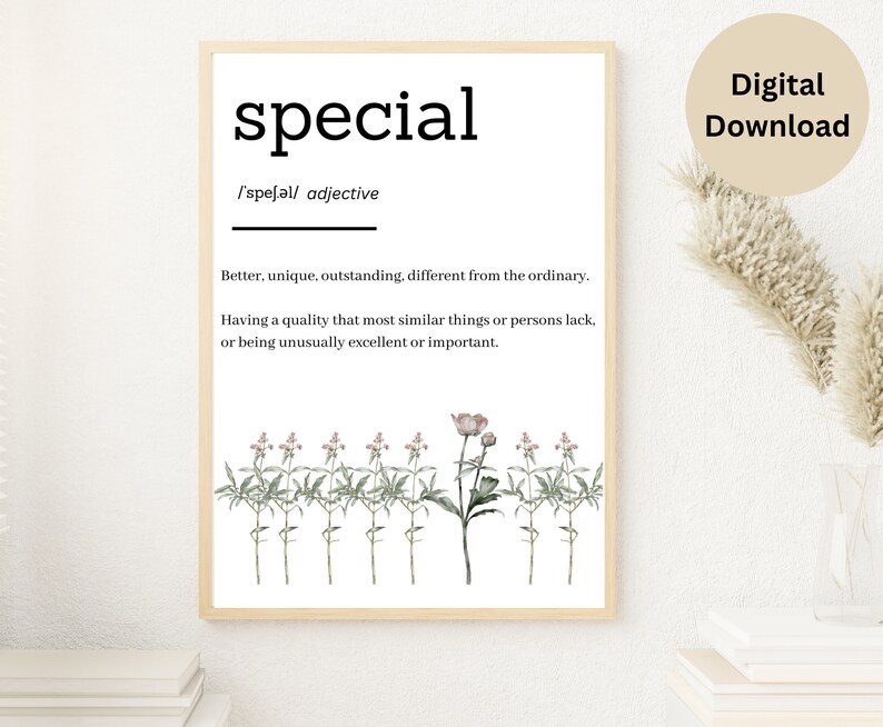 Special Education Teacher Decor, special Definition Print, Inclusive ...