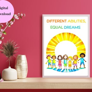 Inclusive Classroom Decor Special Education Poster Diversity - Etsy