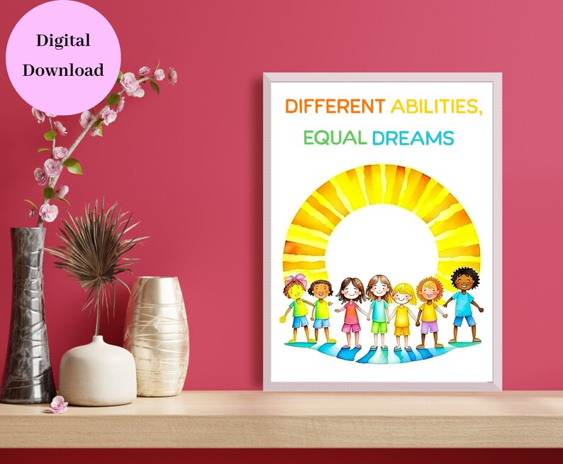 Inclusive Classroom Decor Special Education Poster Diversity - Etsy