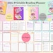 Reading Journal Printable 2024 Reading Planner Reading - Etsy