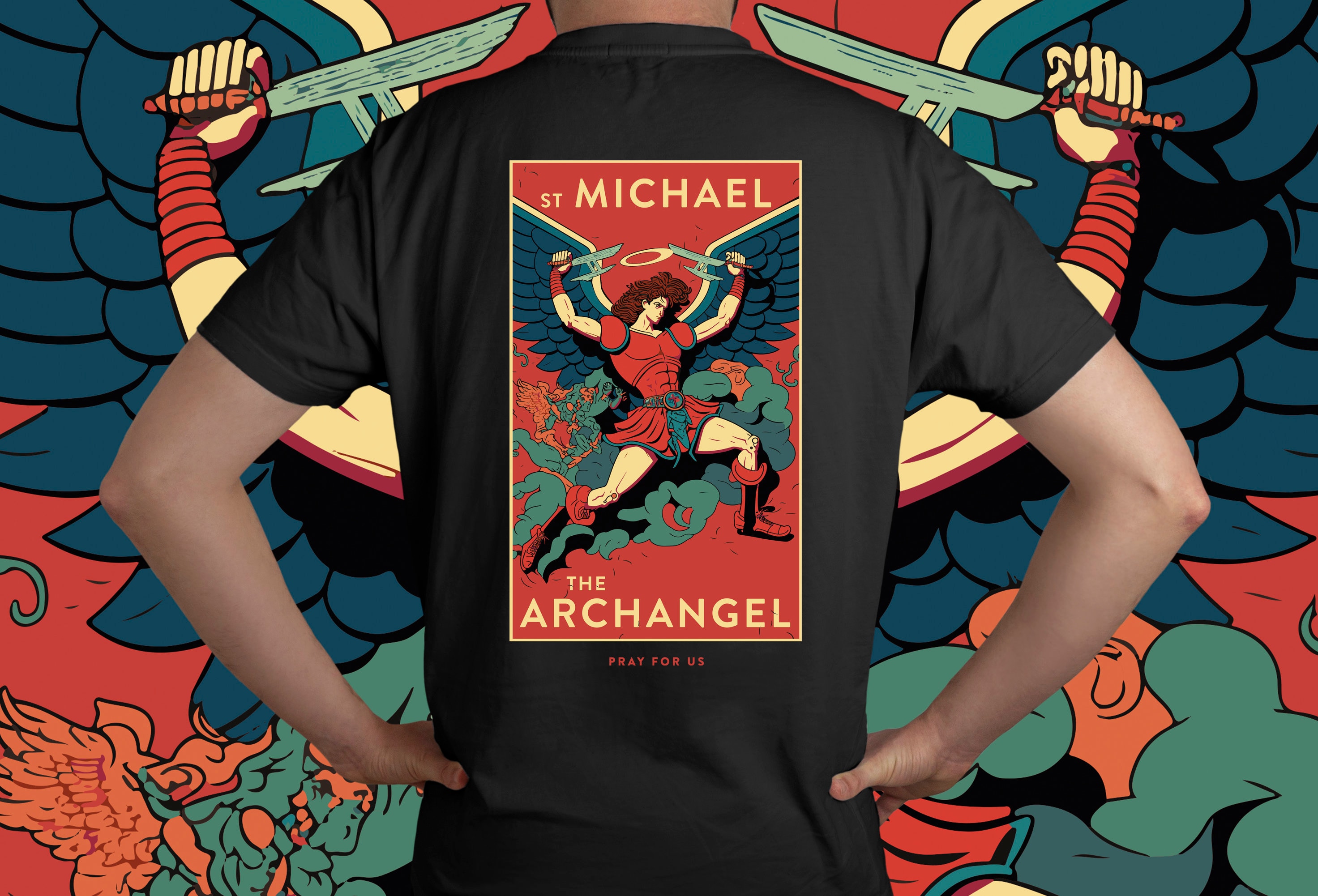 St Michael the Archangel High Quality Unisex Catholic Tshirt - Etsy