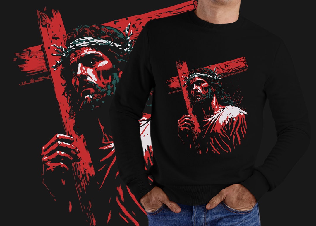 Jesus Christ Gym Sweatshirt | Christian Workout Crewneck - Etsy