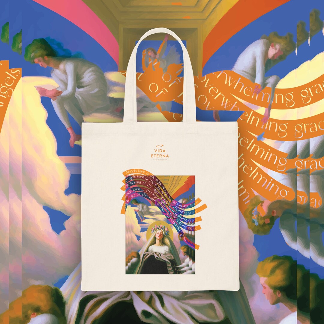 Blessed Mother Overwhelming Grace (orange) | High Quality Catholic ...