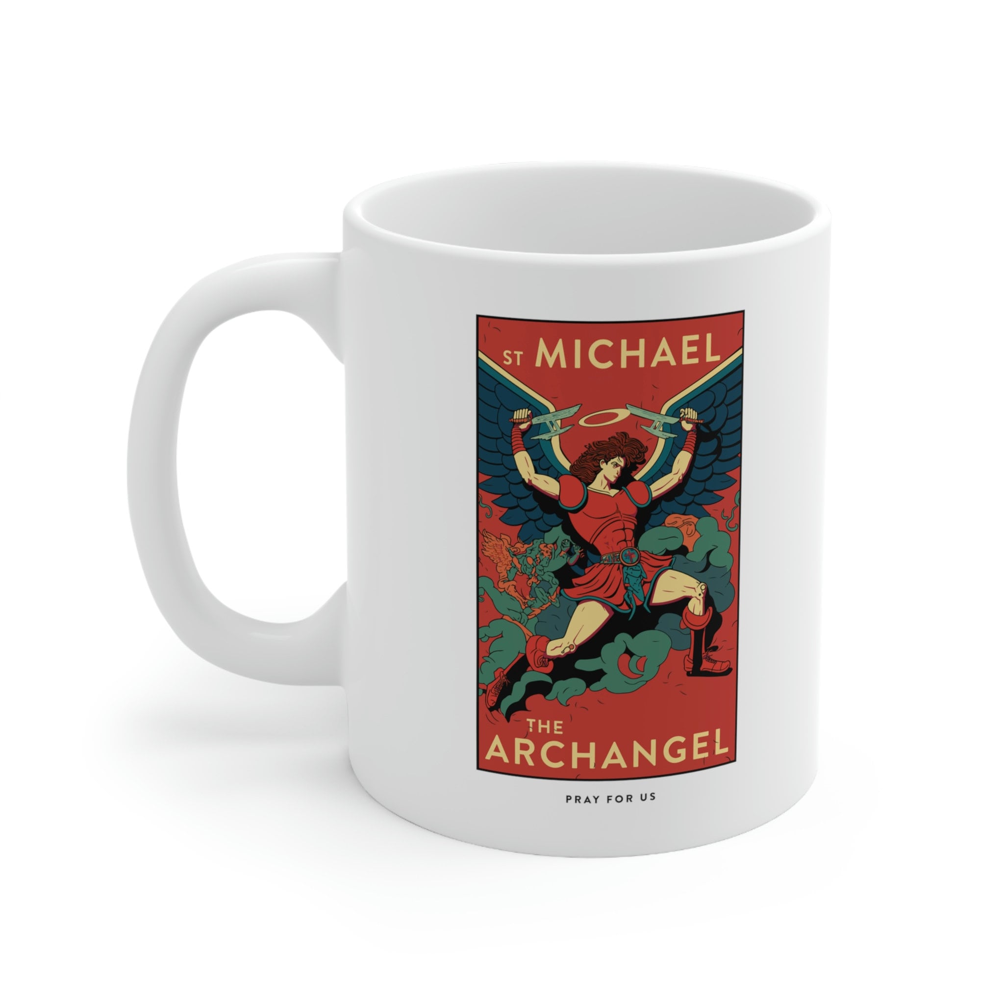St Michael the Archangel High Quality Catholic Gifts Ceramic Mug - Etsy