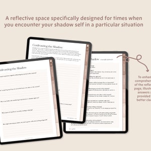 Digital Shadow Work Journal for Self-discovery, Guided Healing ...