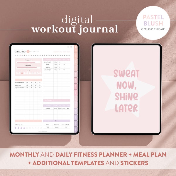 Fitness Planner - Etsy