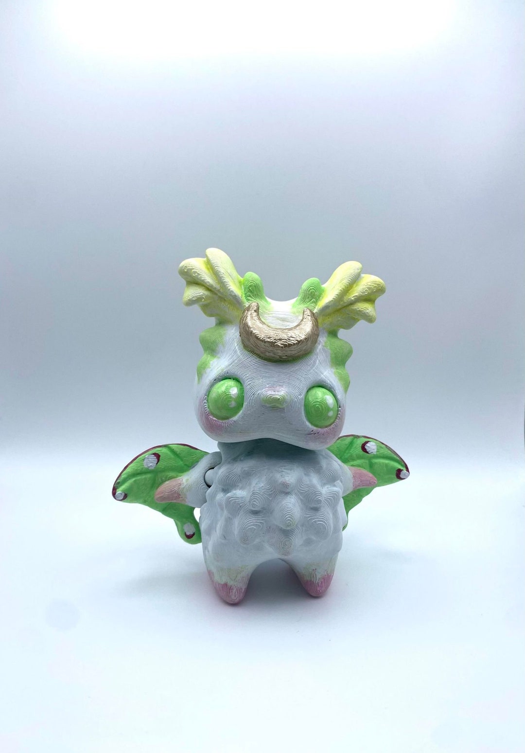 Cute Lunar Moth Pixie Doll Miniature/calico Critter Size - Etsy