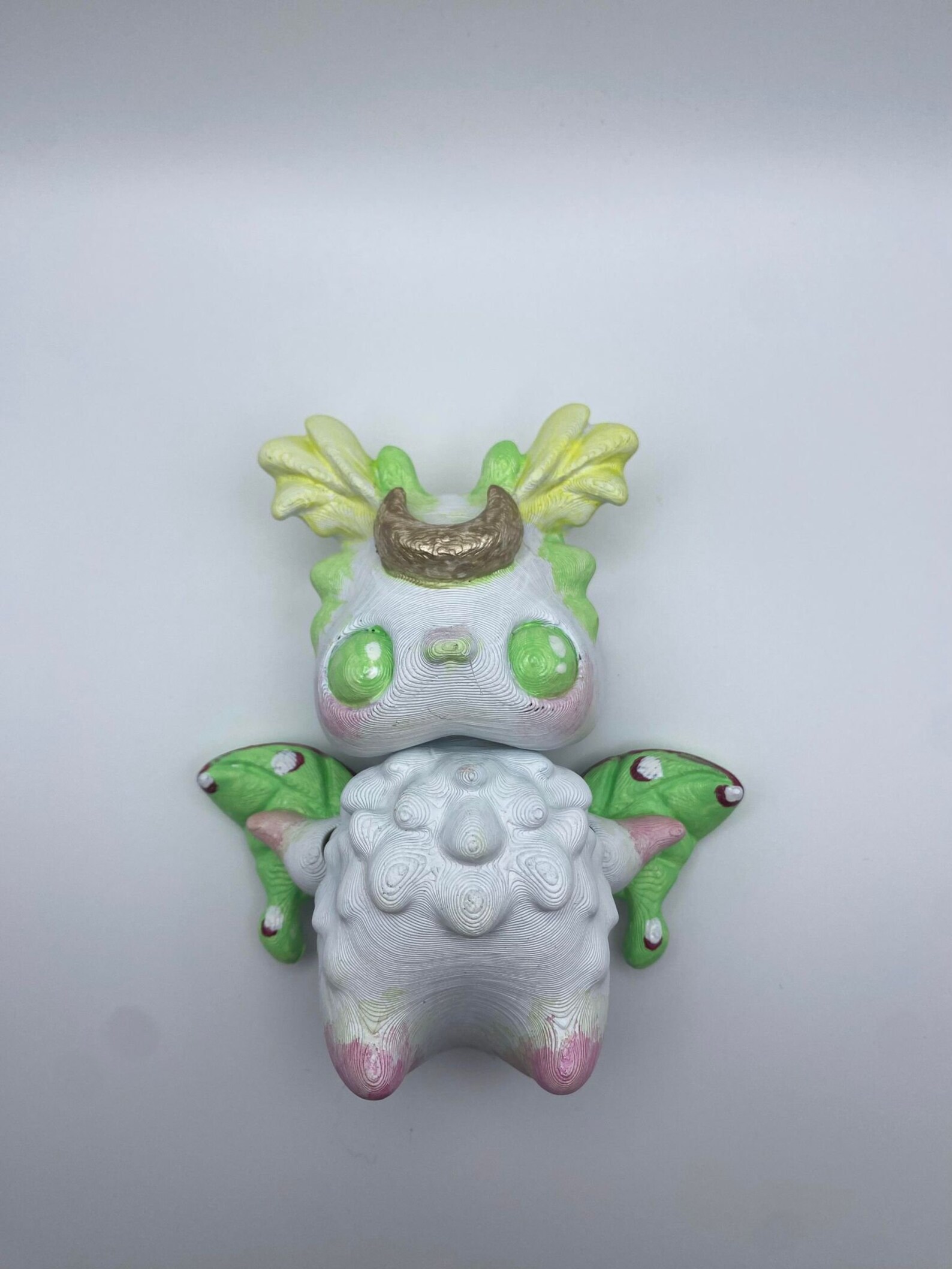 Cute Lunar Moth Pixie Doll Miniature/calico Critter Size - Etsy