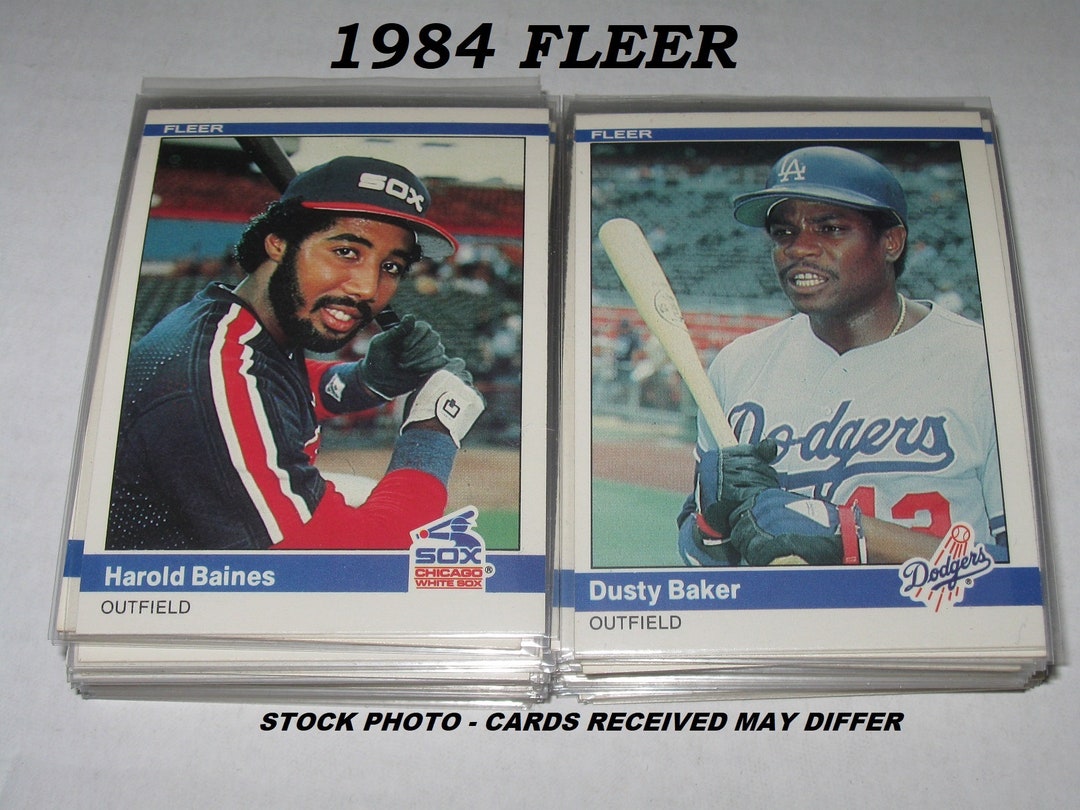 1984 Fleer BASEBALL Lot 40 Cards - Etsy