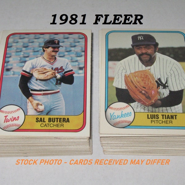 Fleer Baseball - Etsy