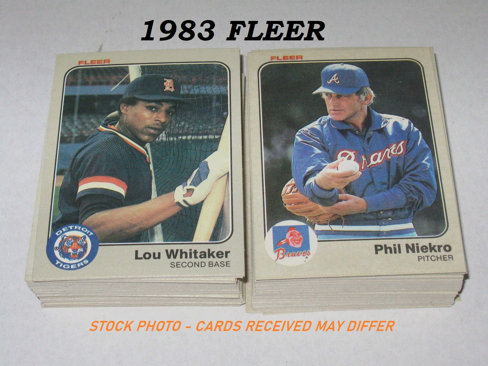 1983 Fleer Baseball Lot 40 Cards - Etsy