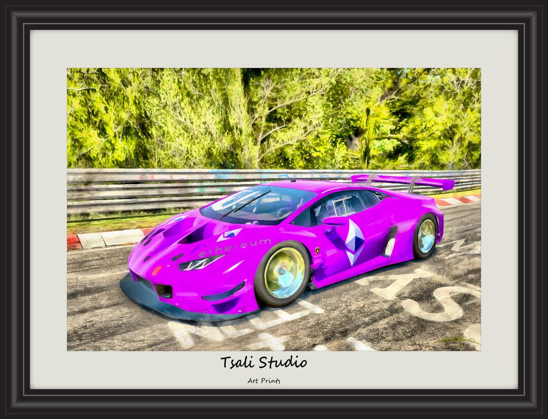When Lambo 01 Print at Home Art Printable, Instantly Downloadable - Etsy