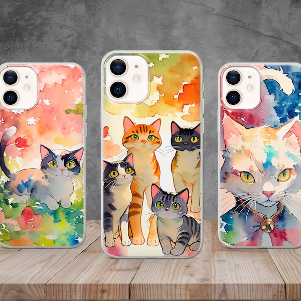 Cat iPhone Case - Etsy