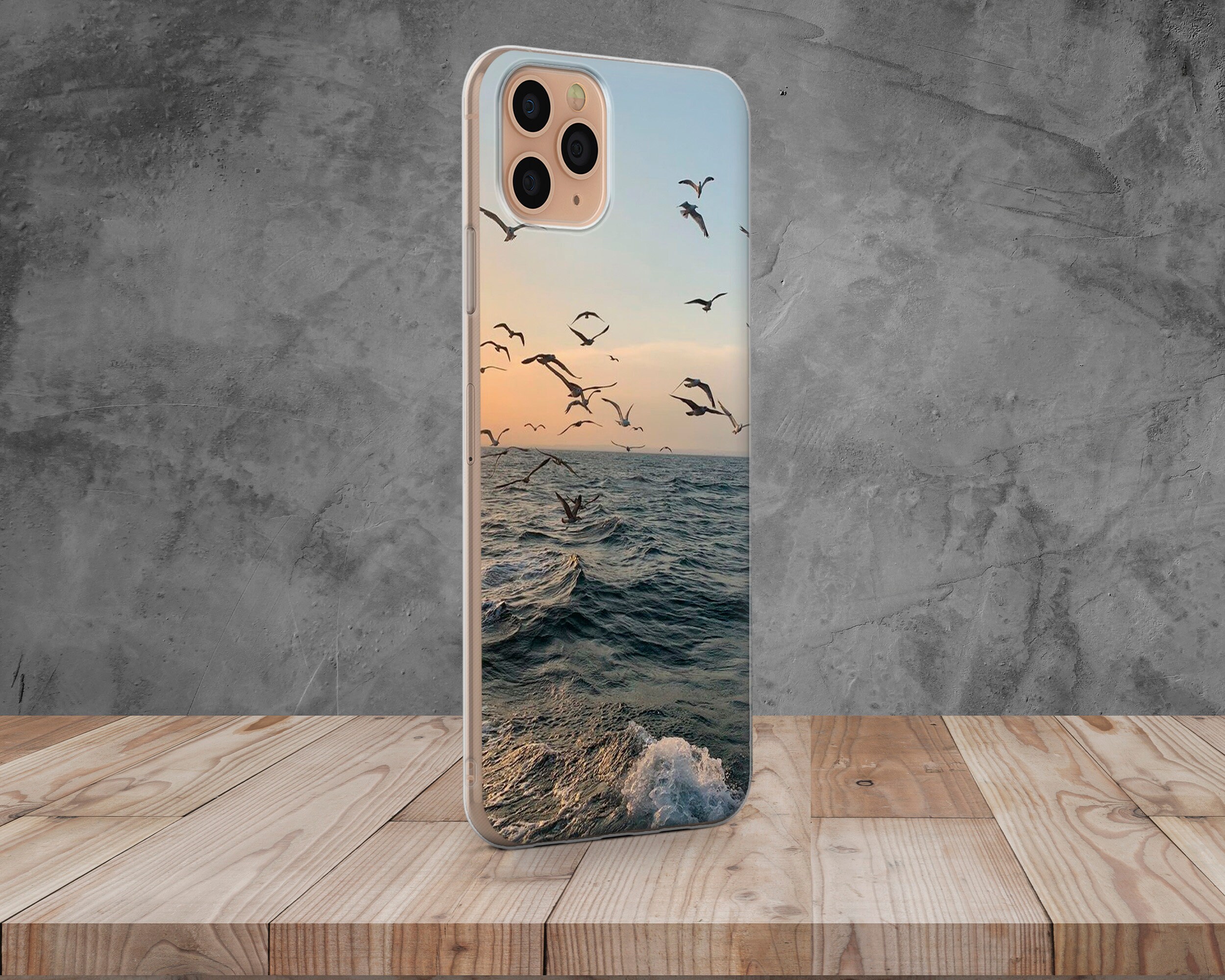 Sea Phone Case Cover for iPhone 15, 14, 13, 12, 11, X, Samsung A14, S23 ...