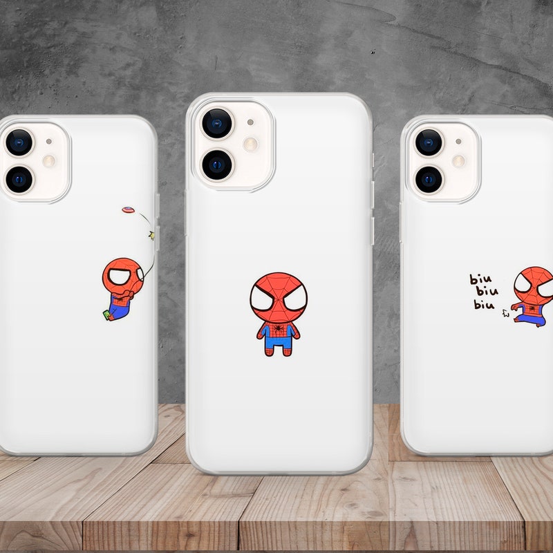 Spiderman Cartoon Phone Case - Etsy