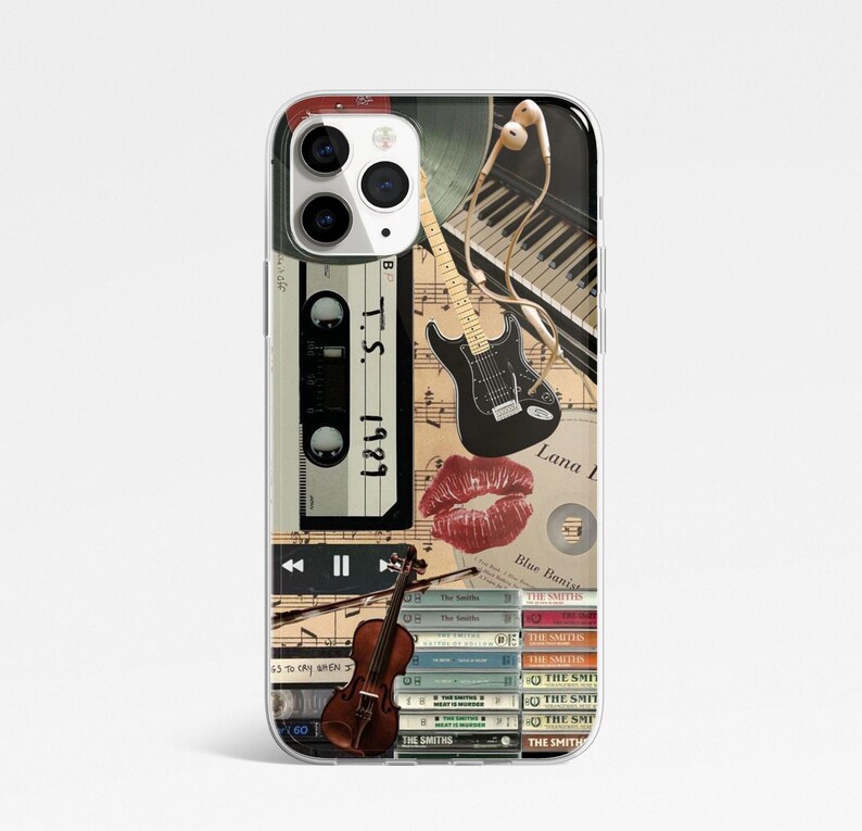 Rock and Roll Collage Phone Case, Rock N' Roll Aesthetic Cover for ...